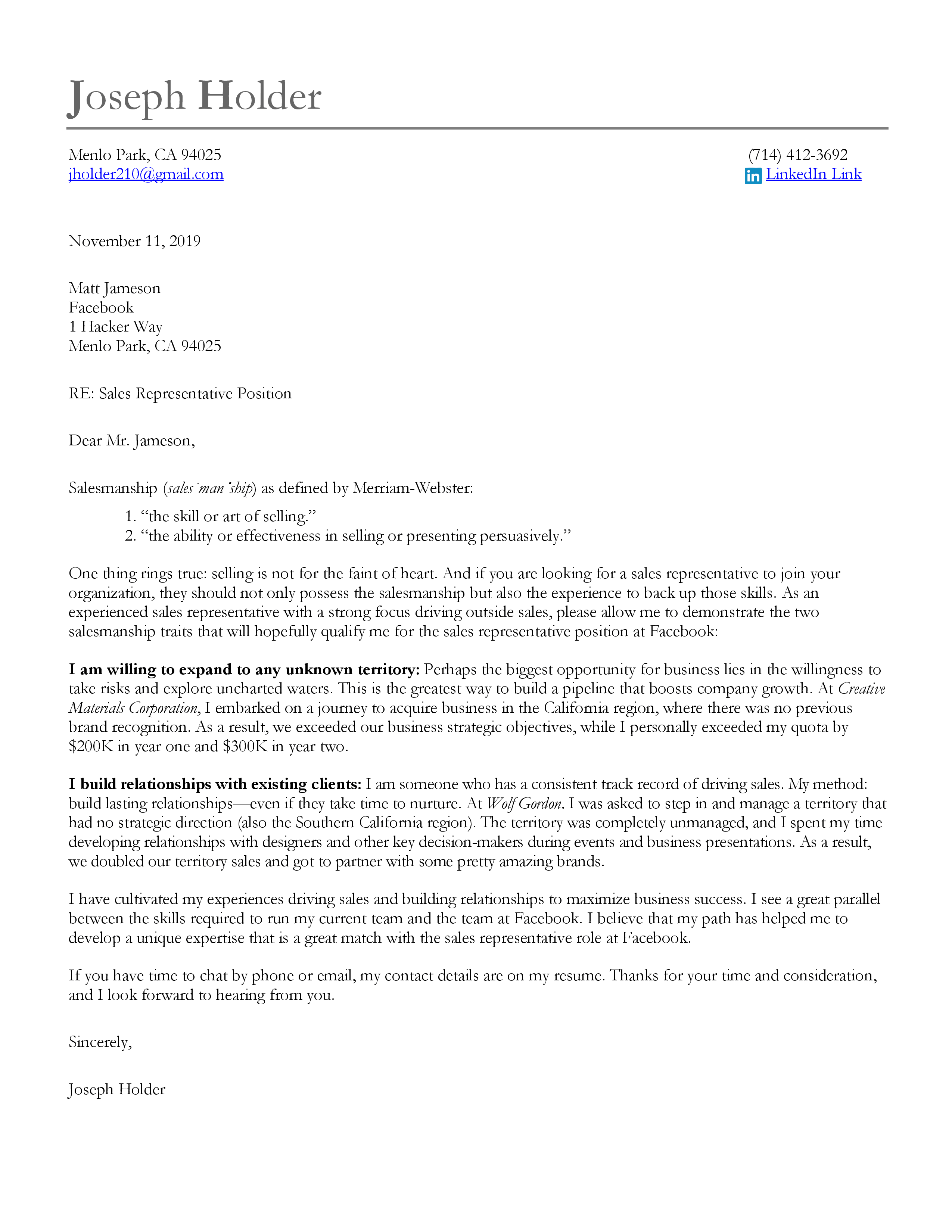 Sales Report Sample Letter Template Collections