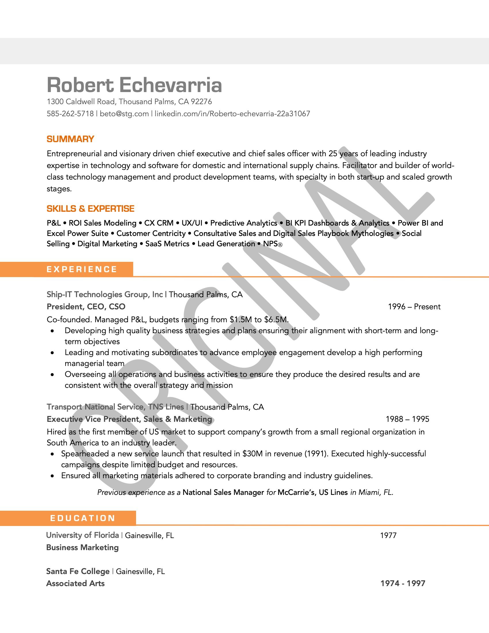 The Ultimate Sales Resume Example for 2019 | Let's Eat, Grandma